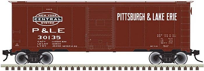 Atlas O - 1937 AAR 40' Single-Door Boxcar - 2-Rail - Ready to Run - Master(R) - Pittsburgh ...