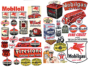 JL Innov - 1940s-1950s Gas Station Posters & Signs - Gas Station & Oil ...