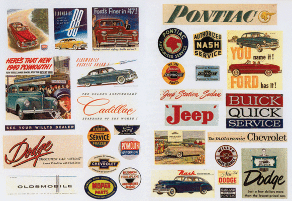 JL Innov - 1940s-1950s Vintage Auto Posters/Signs - 361-247