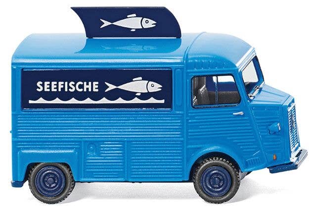 Wiking - 1947 Citroen HY Cargo Van - Assembled - Seefische (blue ...