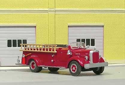 Sylvan - 1950-1956 Mack L Fire Pumper - Resin Kit - Open Cab ...