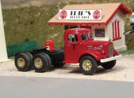 Sylvan - 1950-1956 Mack LH Tandem-Axle Tractor - Resin Kit - Unpainted ...