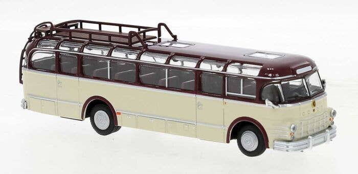 Brekina - 1950s Saurer 5 GVF-U Intercity Bus - Assembled - Ivory ...