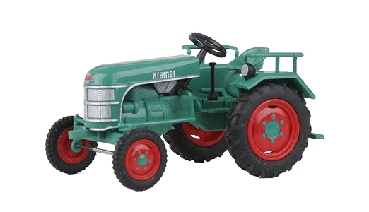 Busch - 1953 Kramer KL 11 Farm Tractor - Assembled - Green, Red - 189-40050