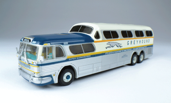 CMW - 1954 GMC PD4501 Scenicruiser Bus - Assembled - Greyhound (1960 ...
