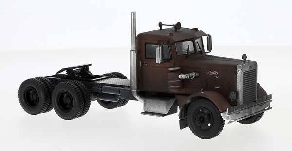 Brekina - 1955 Peterbilt 281 Semi Tractor Only - Assembled - Brown ...