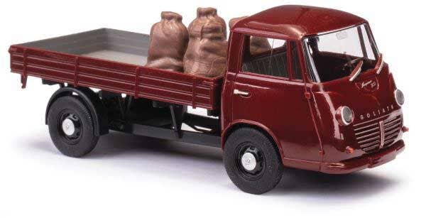 Busch - 1957 Goliath Express 1100 Low-Side Truck with Load - Assembled ...