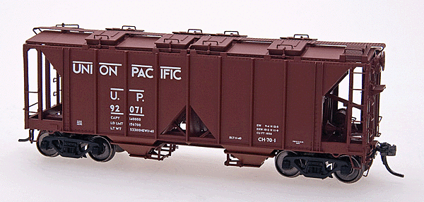 Intermount - 1958 Cubic Foot 2-Bay Covered Hopper w/Open Sides - Ready ...