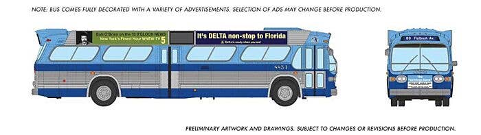 Rapido - 1959-1986 GM New Look/Fishbowl Bus - Deluxe Lighted ...