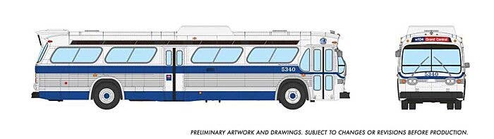 Rapido - 1959-1986 GM New Look/Fishbowl Bus - Deluxe Lighted ...