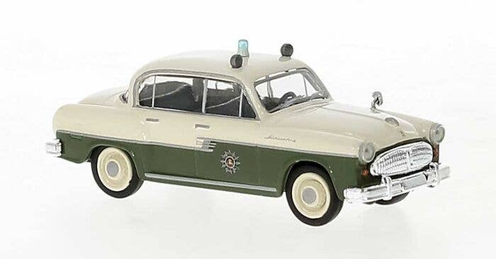 Brekina - 1959 Sachsenring P 240 Sedan - Assembled - Police (cream ...