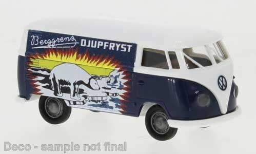 Brekina - 1960-1963 Volkswagen T1b Cargo Van with Rear Windows ...