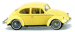 Wiking - 1960 Volkswagen Old-Style Beetle 1200 - Assembled - Lemon ...