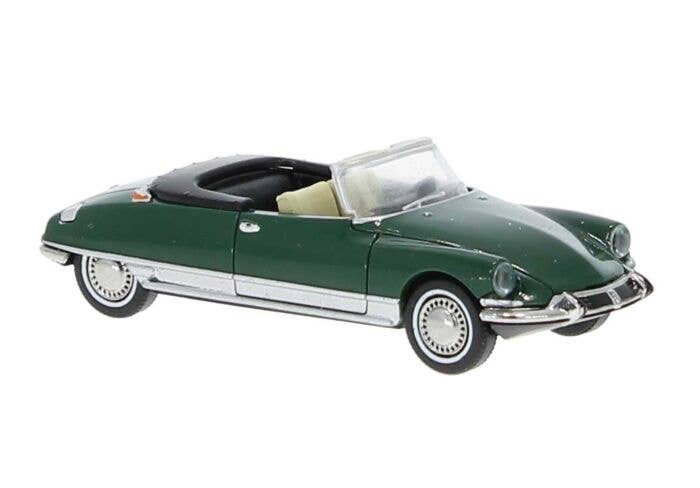 Brekina - 1960s Citroen DS Chapron Convertible - Assembled - Dark Green ...