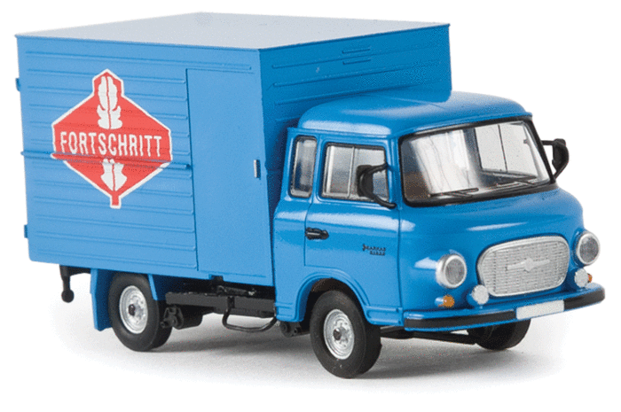 Brekina - 1961-1991 Barkas B 1000 Box Van Delivery Truck - Assembled ...