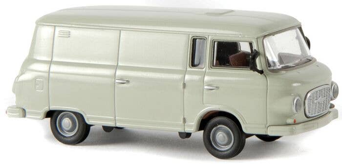 Brekina - 1961-1991 Barkas B 1000 Kasten Cargo Van - Assembled - Gray ...
