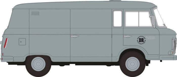 Brekina - 1961-1991 Barkas B 1000 Kasten Cargo Van - Assembled - German ...