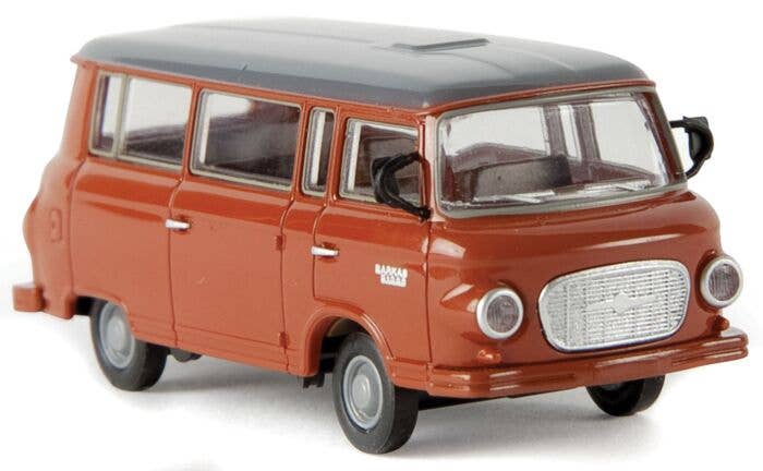 Brekina - 1961-1991 Barkas B 1000 Passenger Van - Assembled ...