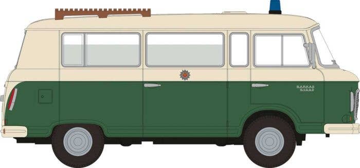 Brekina - 1961-1991 Barkas B 1000 Passenger Van - Assembled ...