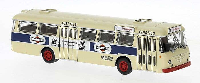Brekina - 1962 Bussing Senator 12D Bus - Assembled - Bad Kreuznach ...