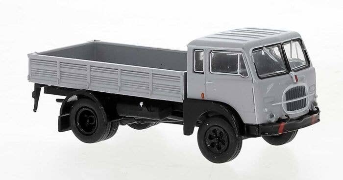 Brekina - 1962 Fiat 642 Low-Side Delivery Truck - Assembled - Gray ...