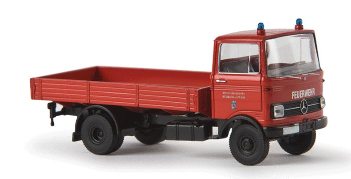 Brekina - 1965-1984 Mercedes-Benz LP 608 Low-Sided Delivery Truck ...