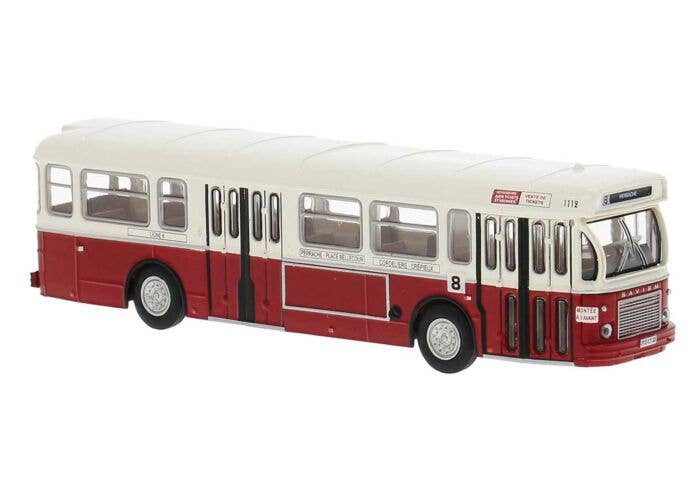 Brekina - 1965-1989 Saviem SC 10 Bus - Assembled - Lyon, France (white ...