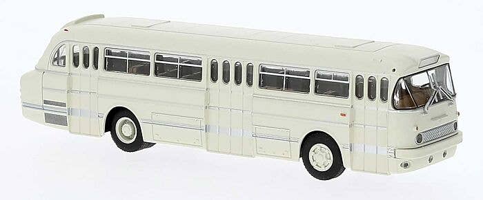 Brekina - 1965 Ikarus 66 3-Door City Bus - Ready to Run - White - 175-59575