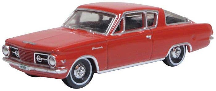 Oxford - 1965 Plymouth Barracuda - Assembled - Medium Red - 553-87PB65002