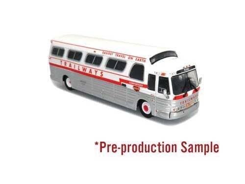 Iconic Replicas - 1966 GM 4107 Motorcoach Bus - Assembled - Trailways ...