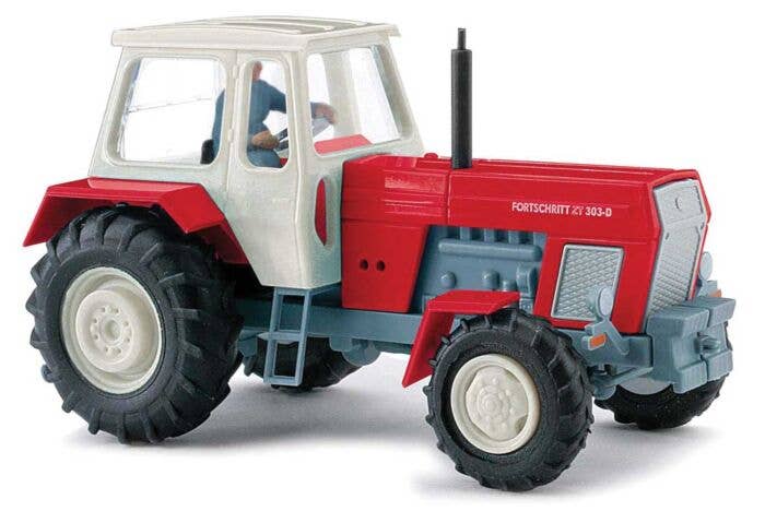 Busch - 1967 Fortschritt ZT303 Farm Tractor - Assembled - Red, White ...