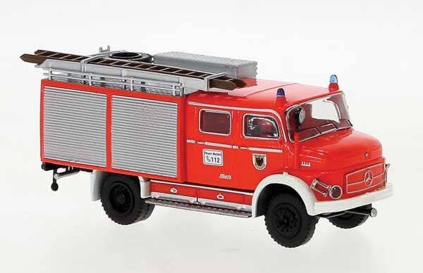 Brekina - 1968-1973 Mercedes-Benz LAF 1113 LF 16 Fire Truck - Assembled ...