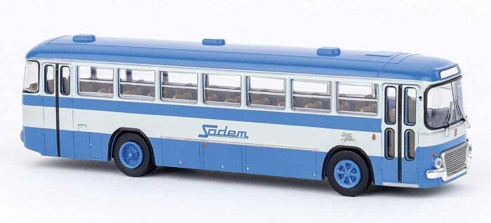 Brekina - 1972 Fiat 306/3 Interurbano Bus - Assembled - Sadem (blue ...