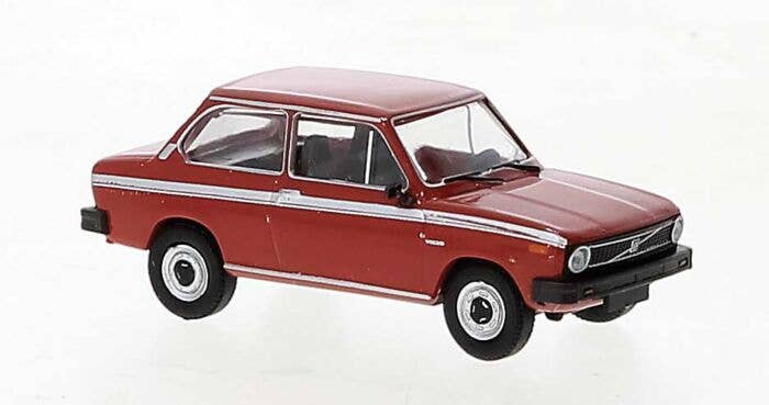 Brekina - 1975 Volvo 66 Sedan - Assembled - Marathon (red, white) - 175 ...