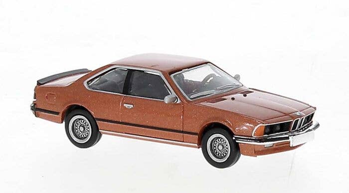Brekina - 1977 BMW 635i 2-Door - Assembled - Metallic Bronze - 175-24359
