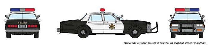 Rapido - 1980-1985 Chevrolet Impala Sedan - Assembled - Police (black ...
