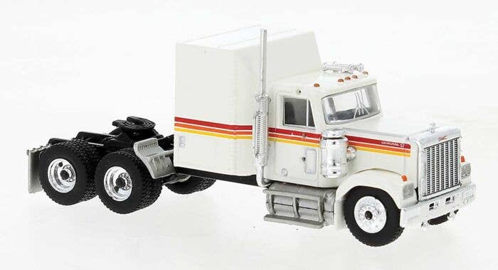 Brekina - 1980 GMC General Sleeper-Cab Tractor - Assembled - White ...