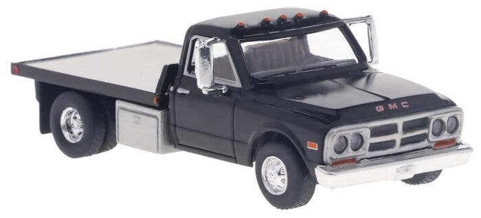 Brekina - 1981 GMC Sierra Grande Flatbed Truck - Assembled - Black ...