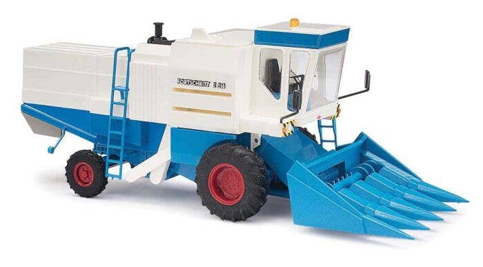 Busch - 1982 Fortschritt E 514 Farm Combine - Assembled - With Corn ...