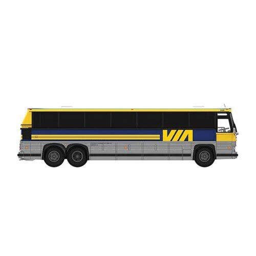 Iconic Replicas - 1984 MCI MC-9 Motorcoach Bus - Assembled - VIA Rail ...