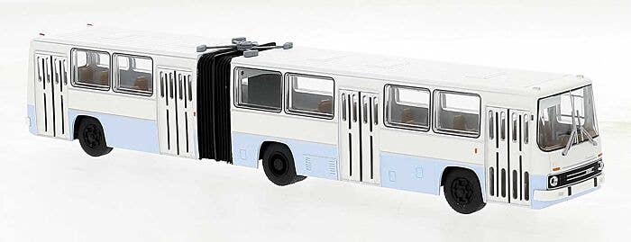 Brekina - 1985 Ikarus 280.02 Articulated Bus - Assembled - White - 175 ...