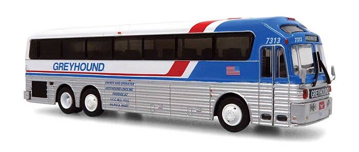 Iconic Replicas - 1986 Eagle Model 10 Bus - Assembled - Greyhound - 808 ...