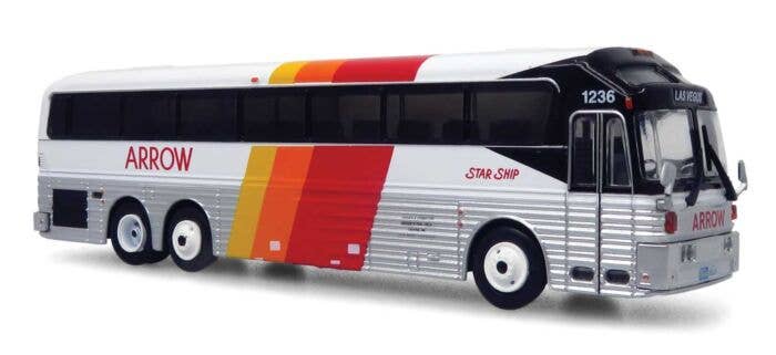 Iconic Replicas - 1986 Eagle Model 10 Bus - Assembled - Arrow - 808-870359