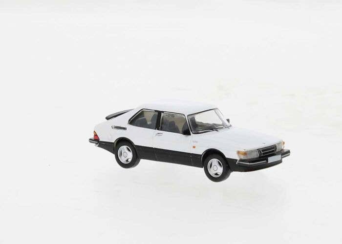 Brekina - 1986 Saab 900 Turbo - Assembled - White, Black - 175-PCX870648
