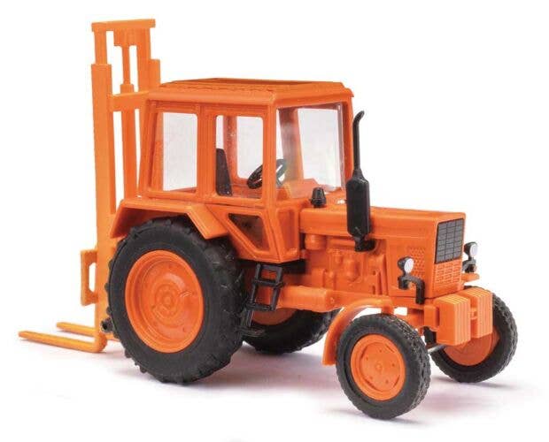 Busch - 1990 Belarus MTS-80 Tractor with Forklift - Assembled - Orange ...