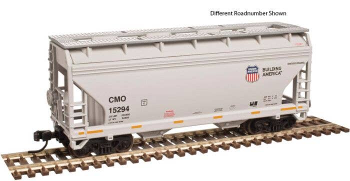 Atlas Trnm - 2-Bay Centerflow Hopper - Ready to Run - Union Pacific CMO ...