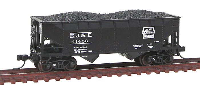 Atlas - 2-Bay Offset-Side Hopper w/Flat Ends & Load - Ready to Run ...