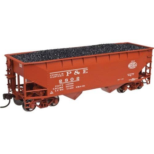 Atlas - 2-Bay Offset-Side Hopper w/Flat Ends & Load - Ready to Run ...