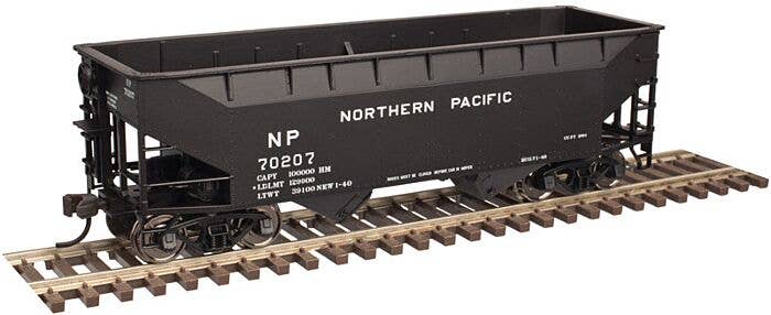 Atlas Trnm - 2-Bay Offset-Side Hopper w/Flat Ends - Ready to Run ...