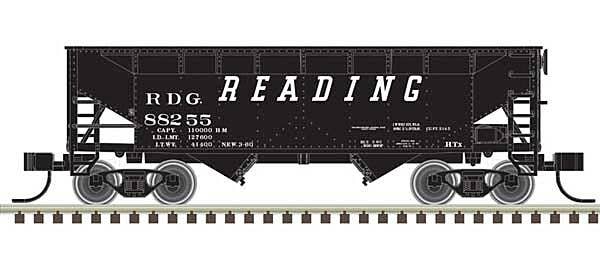 Atlas - 2-Bay Offset-Side Hopper with Flat Ends & Load 3-Pack - Ready ...